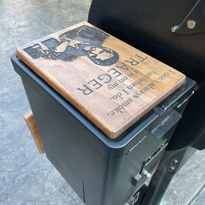 Traeger Timberline 1300/850 Custom Laser Engraved Hopper Board & Topper ...