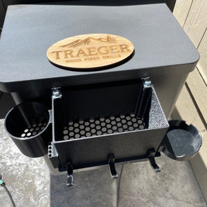 Pellet Smoker Storage Basket W/accessories for Traeger Pellet Smokers ...