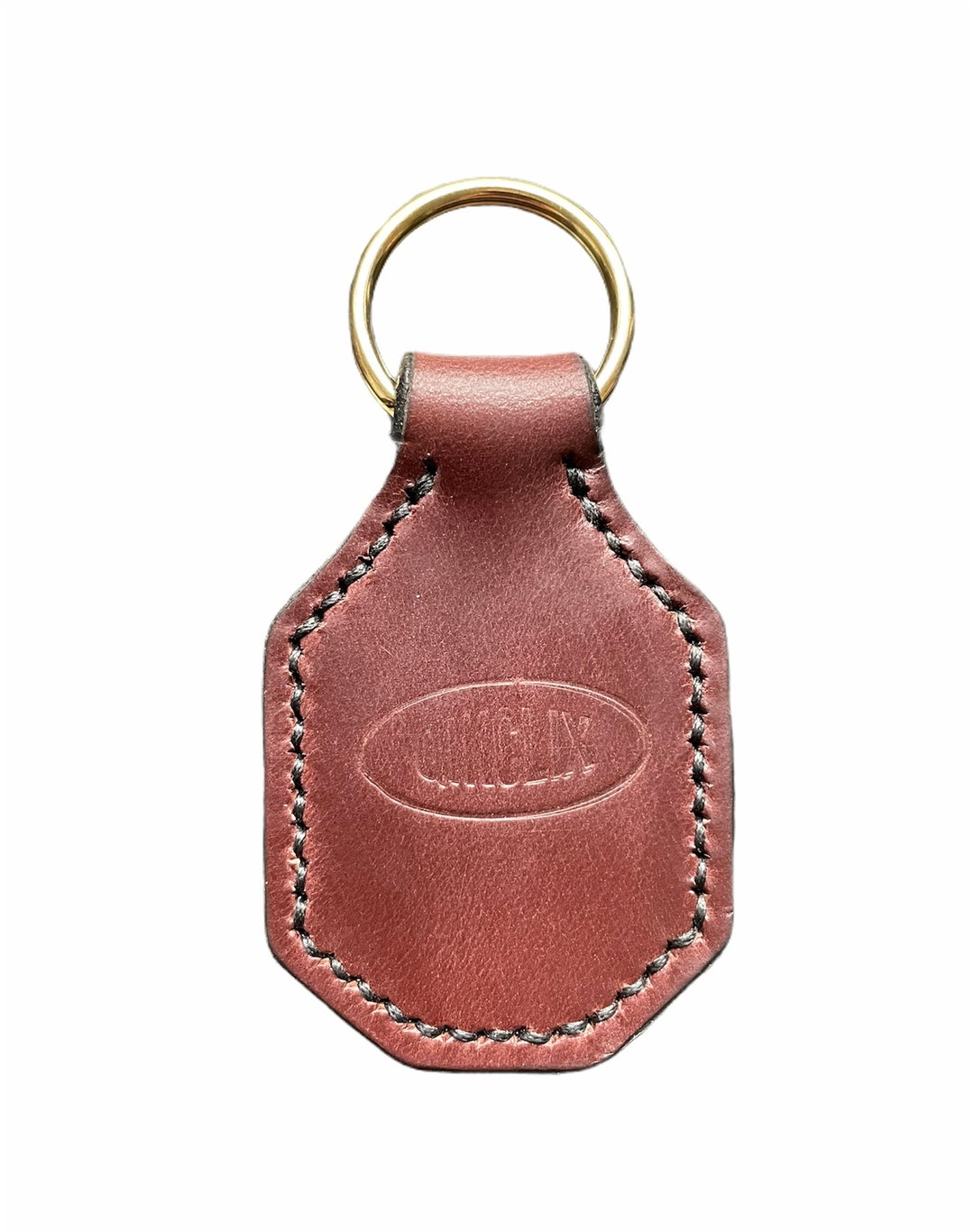 Handmade Simple Key Ring From High Grade English Saddle - Etsy