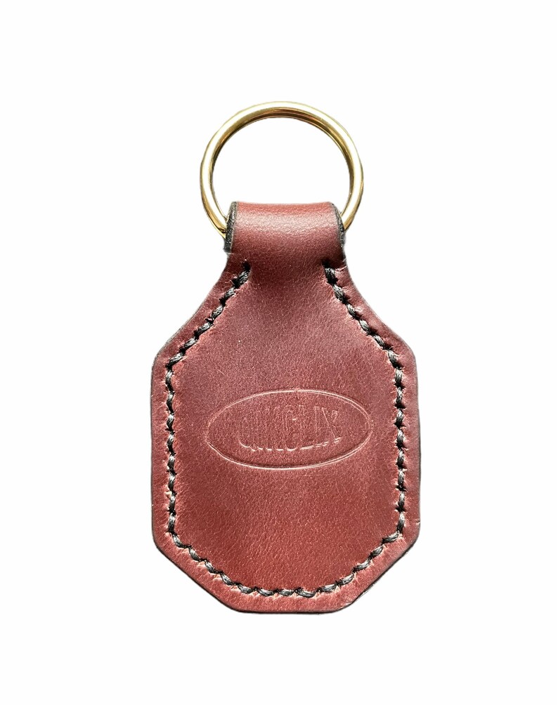 Handmade Simple Key Ring From High Grade English Saddle - Etsy