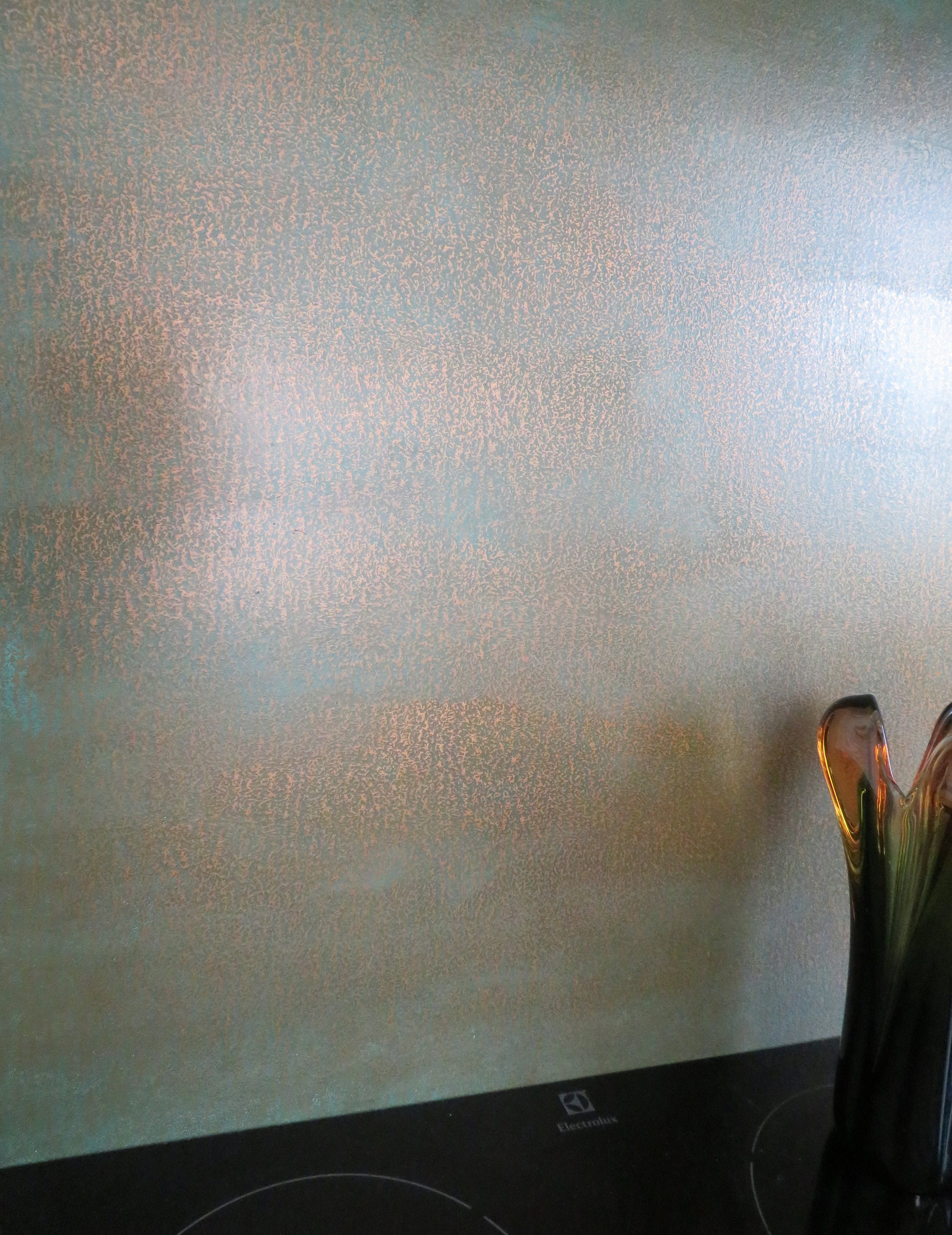 Kitchen Backsplash Real Liquid Metal copper With Patina - Etsy