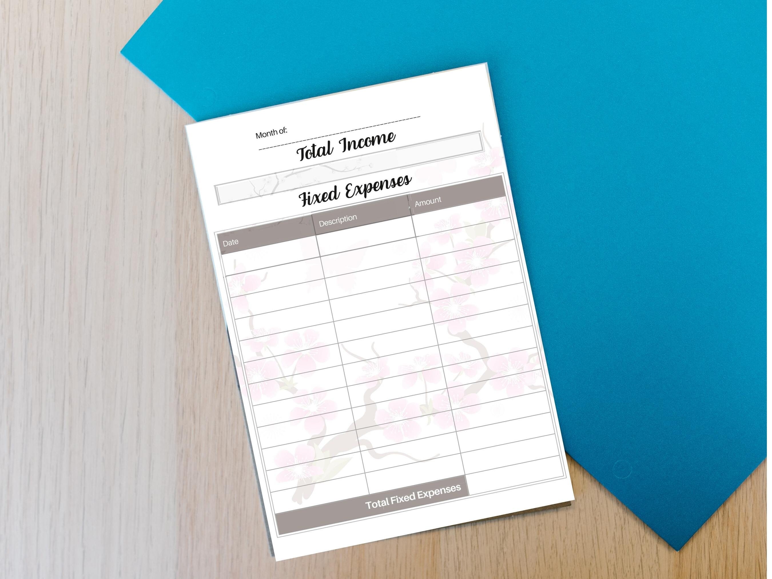 Kakeibo Budget Planner Kakeibo Printable Kakeibo Template - Etsy Ireland