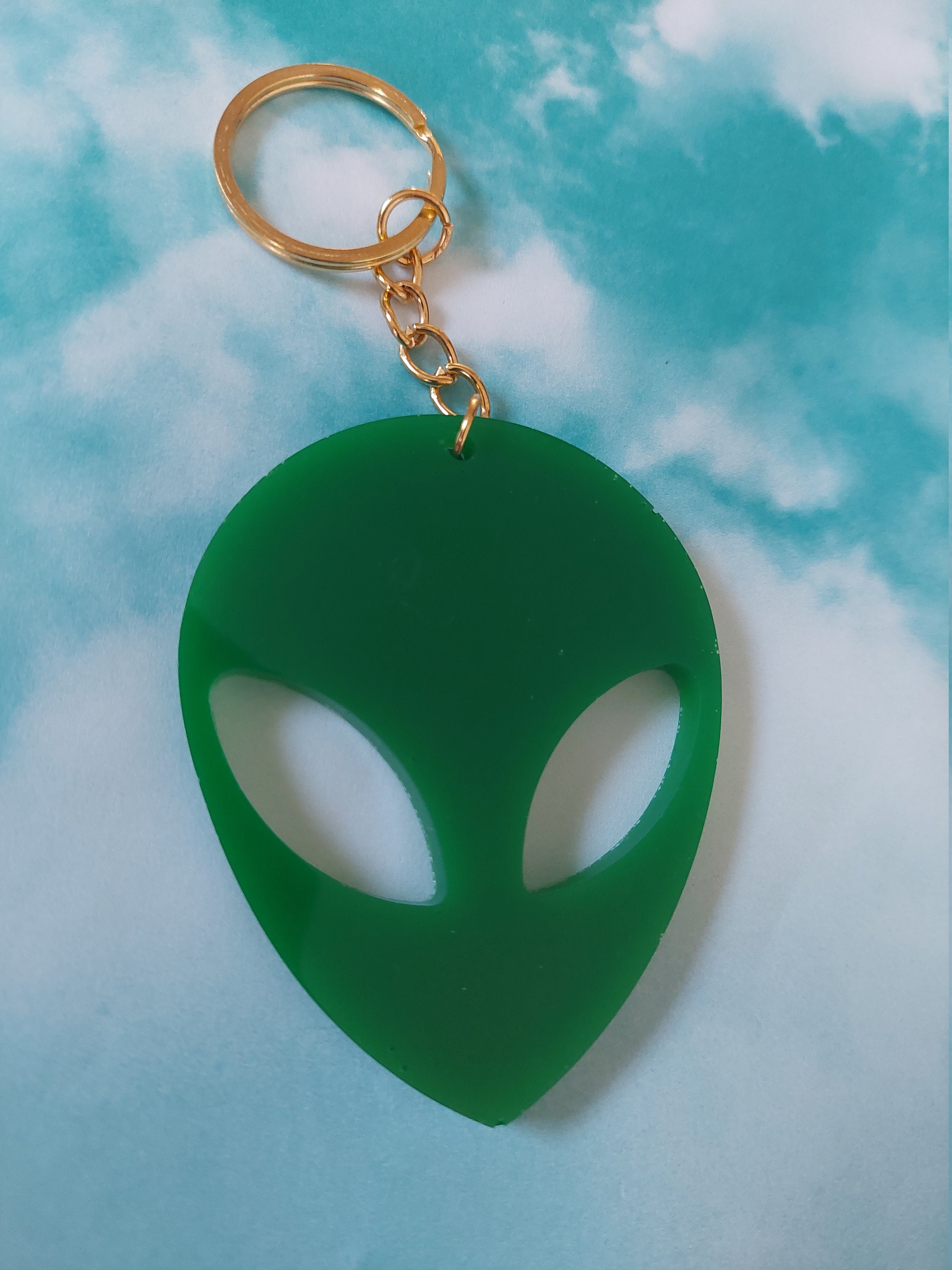 Alien Keychain | Etsy