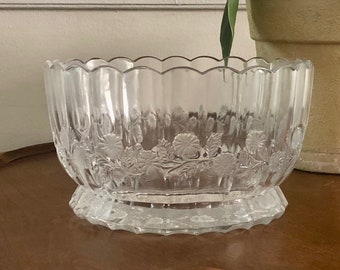 Vintage Punch Bowl | Etsy