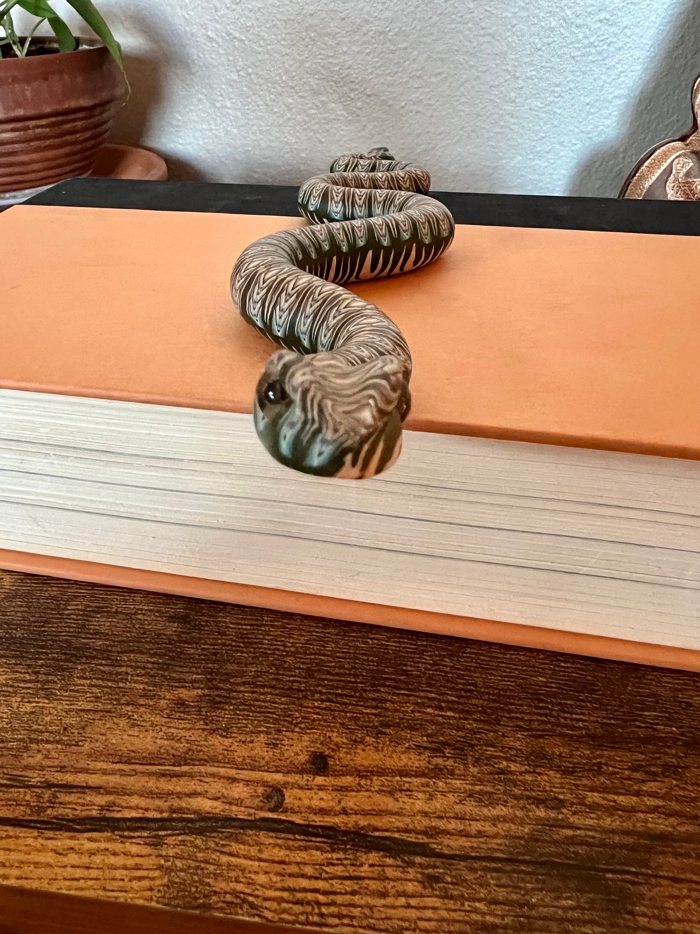 Polymer Snake Figurine - Jon Stuart Anderson, Psychedelic Art, Reptile ...