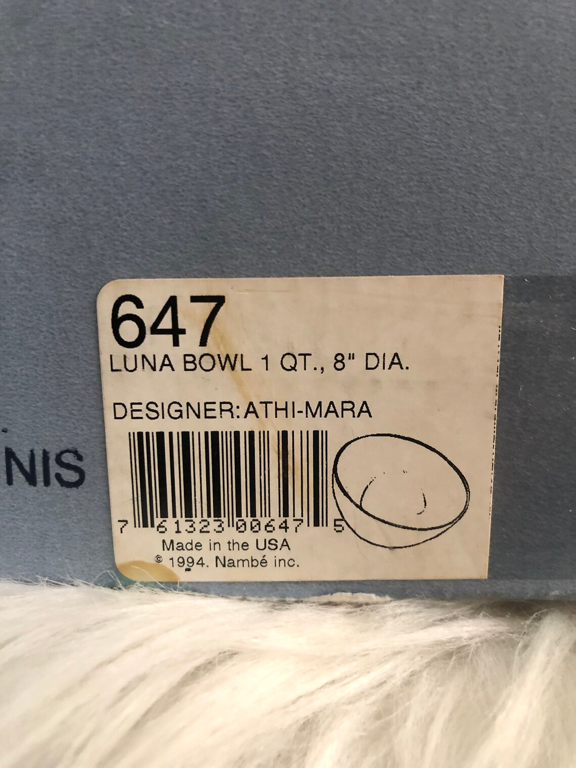 Vintage Nambe Serving Bowl - New in Box, Nambe 647, Mid-century Modern ...