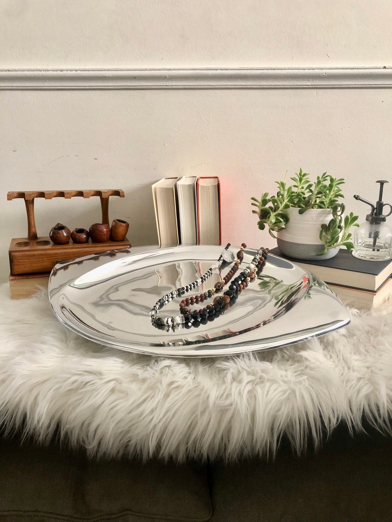 Vintage Large Nambe Serving Tray New in Box, Nambe 693, Mid-century ...