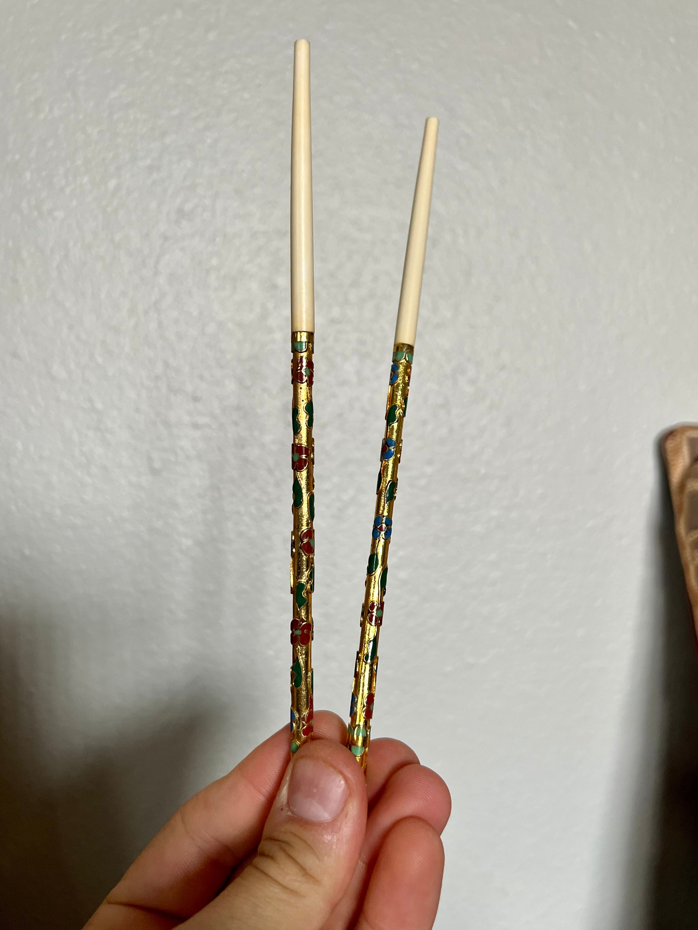 Vintage Chop Sticks Hand Painted, Chinoiserie - Etsy