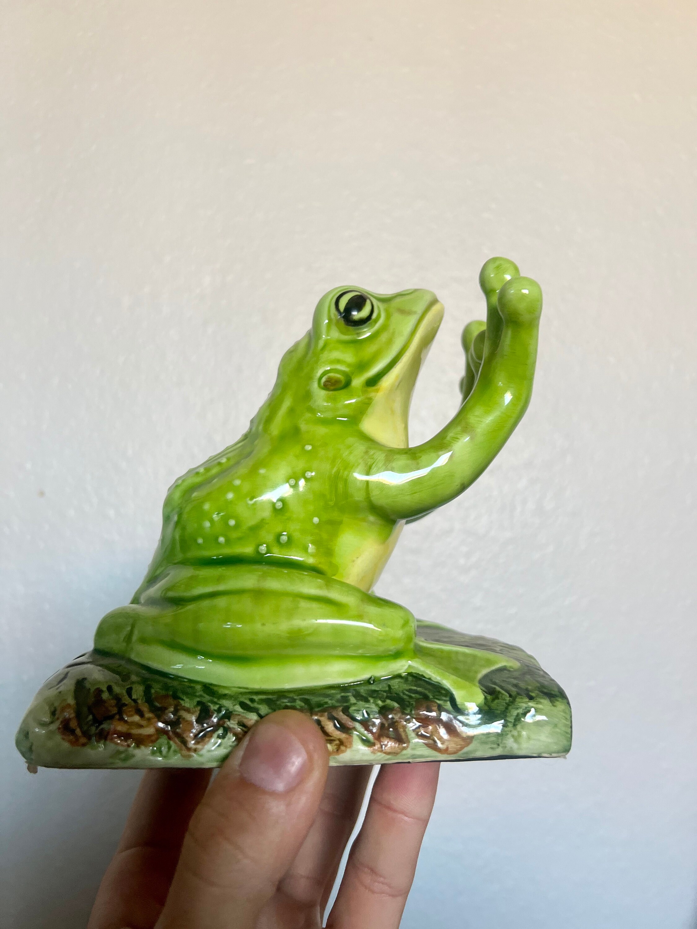 Vintage Frog Bookends Aldon, Made in Japan, Animal Bookends - Etsy