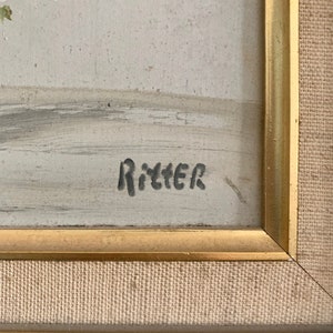 Vintage Bouquet Oil Painting - Leo Ritter, Floral Painting, Original ...