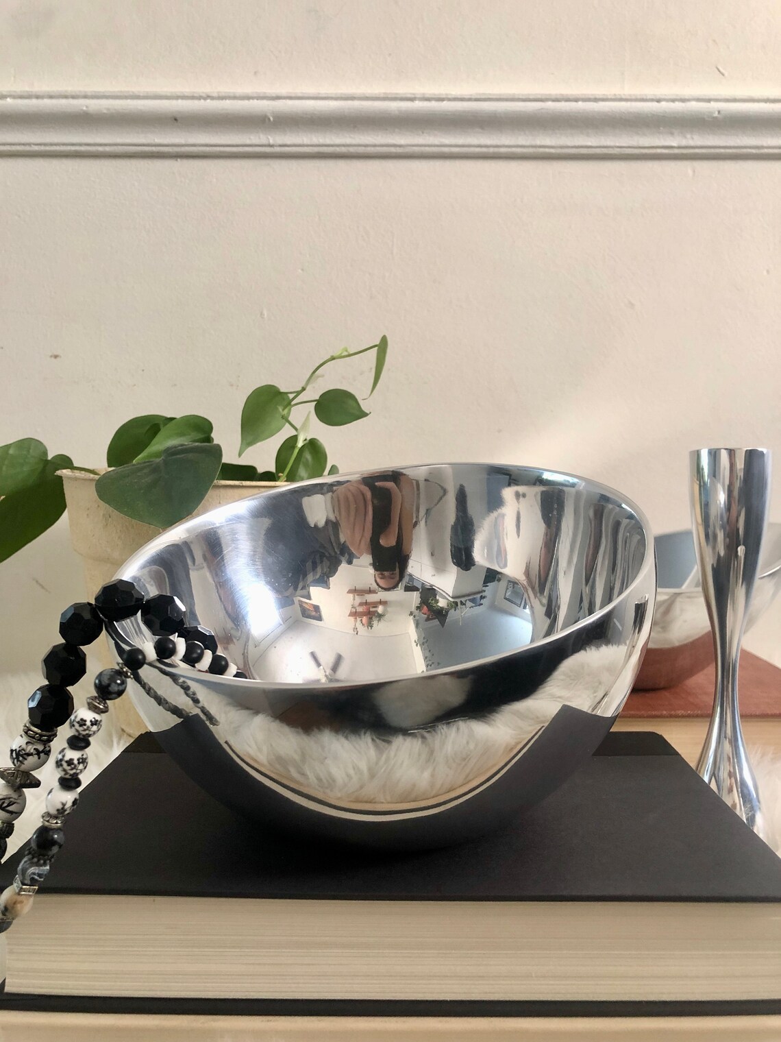 Vintage Nambe Serving Bowl - New in Box, Nambe 647, Mid-century Modern ...