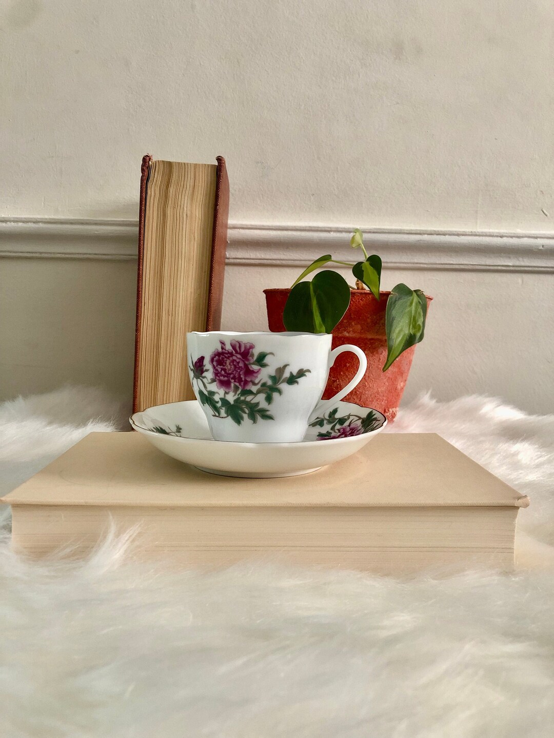 Vintage China Tea Cup & Saucer - China 999, High Tea, Floral China - Etsy