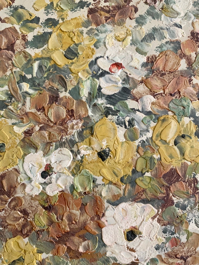 Vintage Bouquet Oil Painting - Leo Ritter, Floral Painting, Original ...