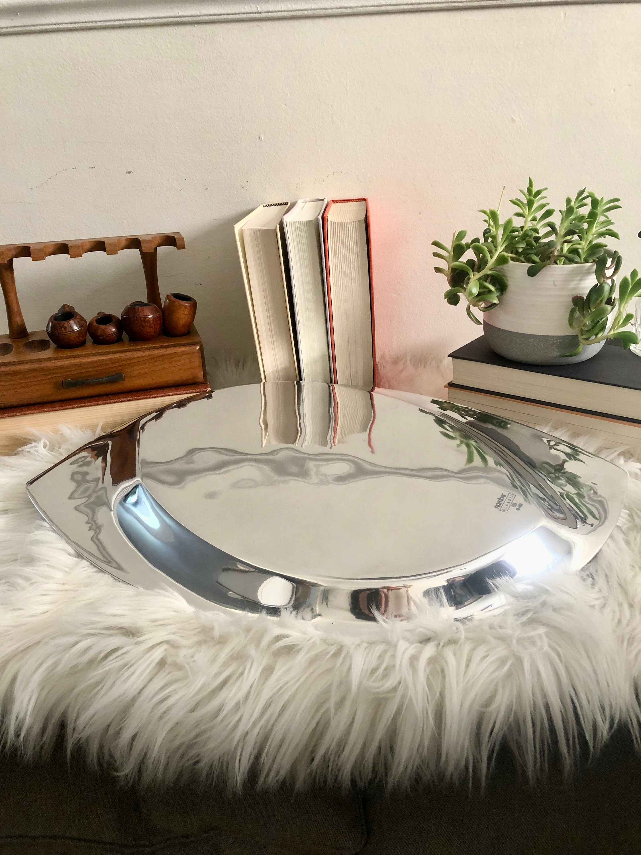 Vintage Large Nambe Serving Tray New in Box, Nambe 693, Mid-century ...