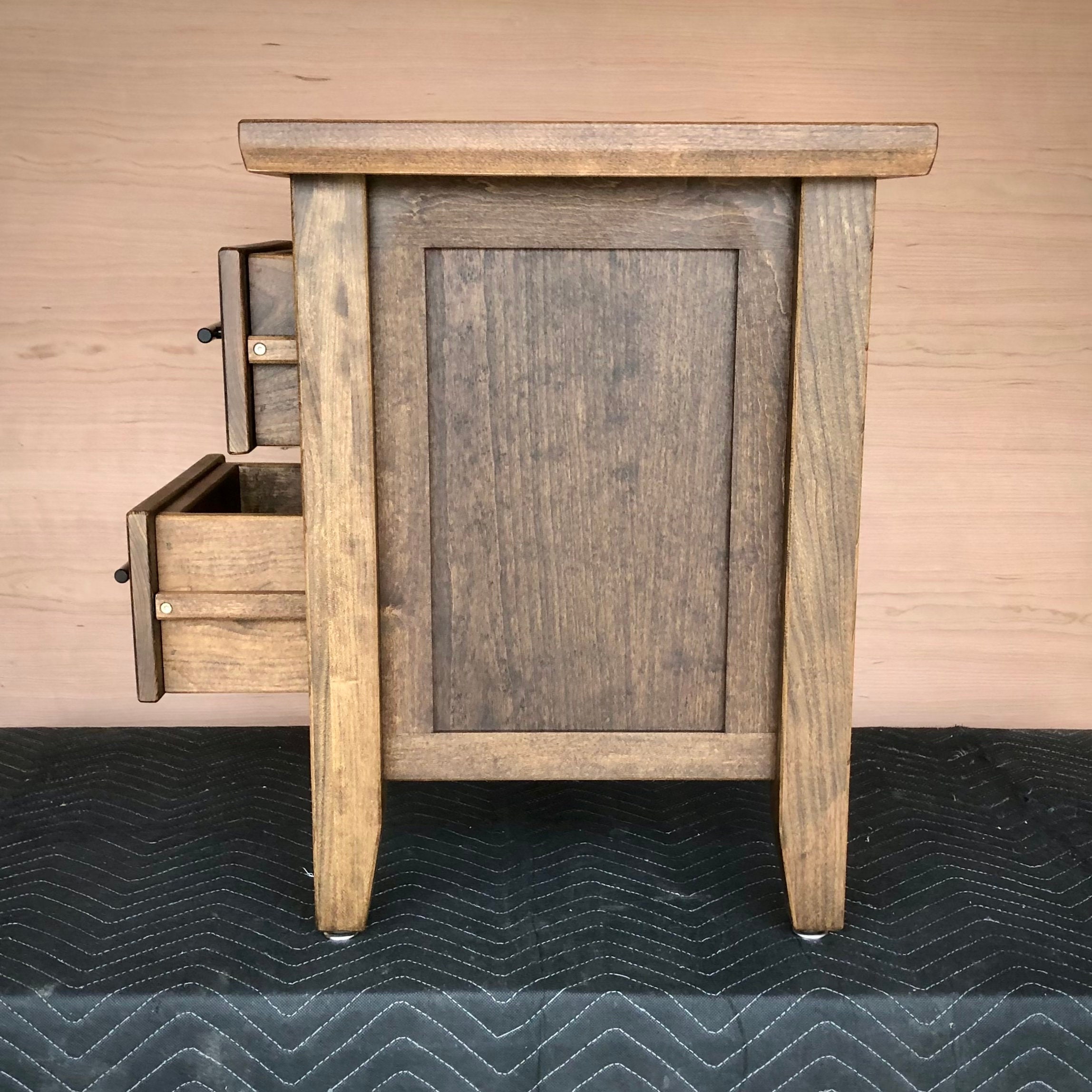 Cherry Bedside Table End Table Night Stand Side Board Hardwood Side ...