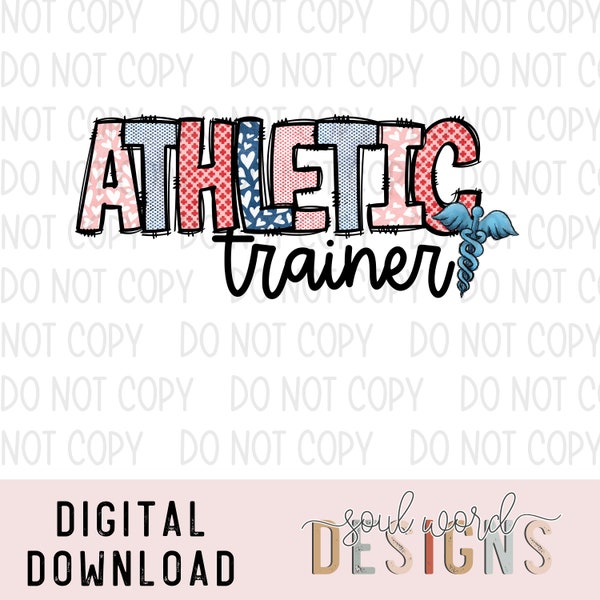 Athletic Trainer Svg - Etsy