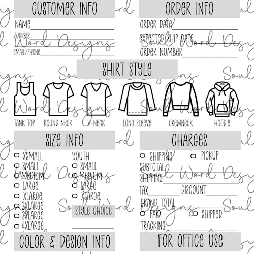 Editable Keychain Order Form Template Custom Keychain Form - Etsy