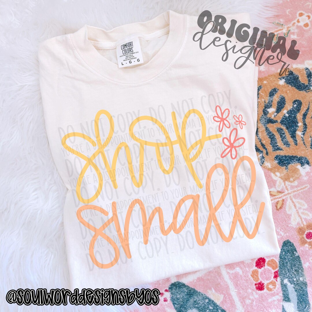 Spring Shop Small Sublimation Design, Shop Small Design for Sublimation ...