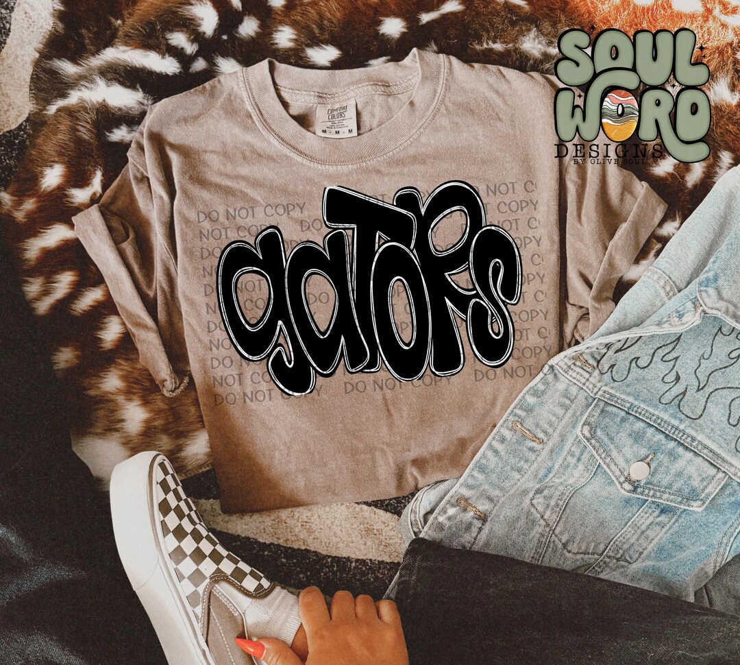 Gators Funky Doodle Sublimation Design, Sports Sublimation, PNG ...