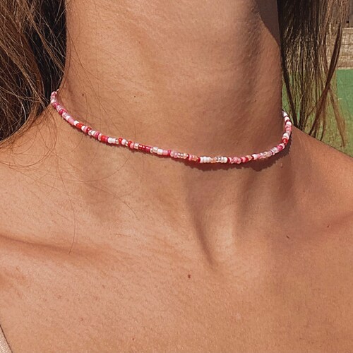Seed Bead Necklace - Etsy