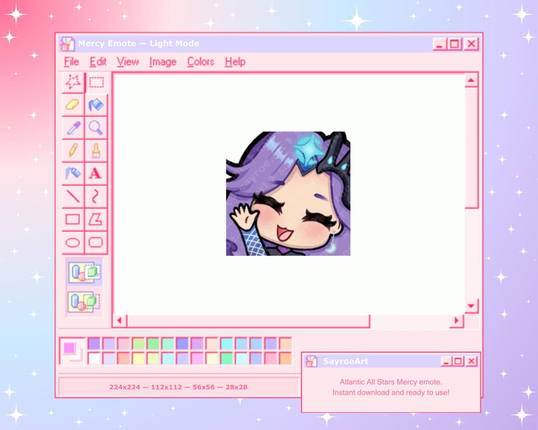 Atlantic All Stars Mercy Static Emote for Twitch and Discord - Etsy