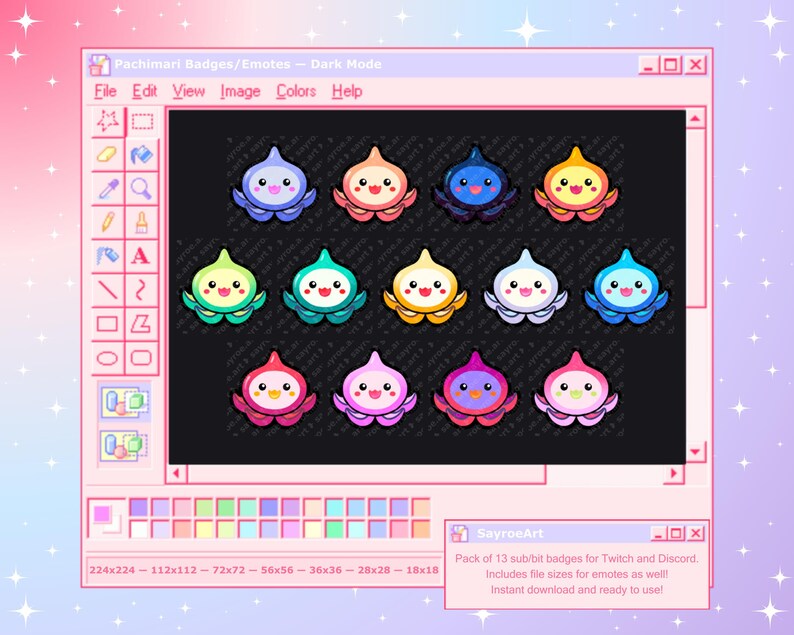Pachimari Badge/emote Pack for Twitch and Discord - Etsy