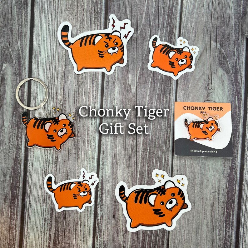 Chonky Tiger Gift Set - Etsy