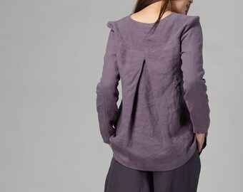 Back Pleat Shirt - Etsy