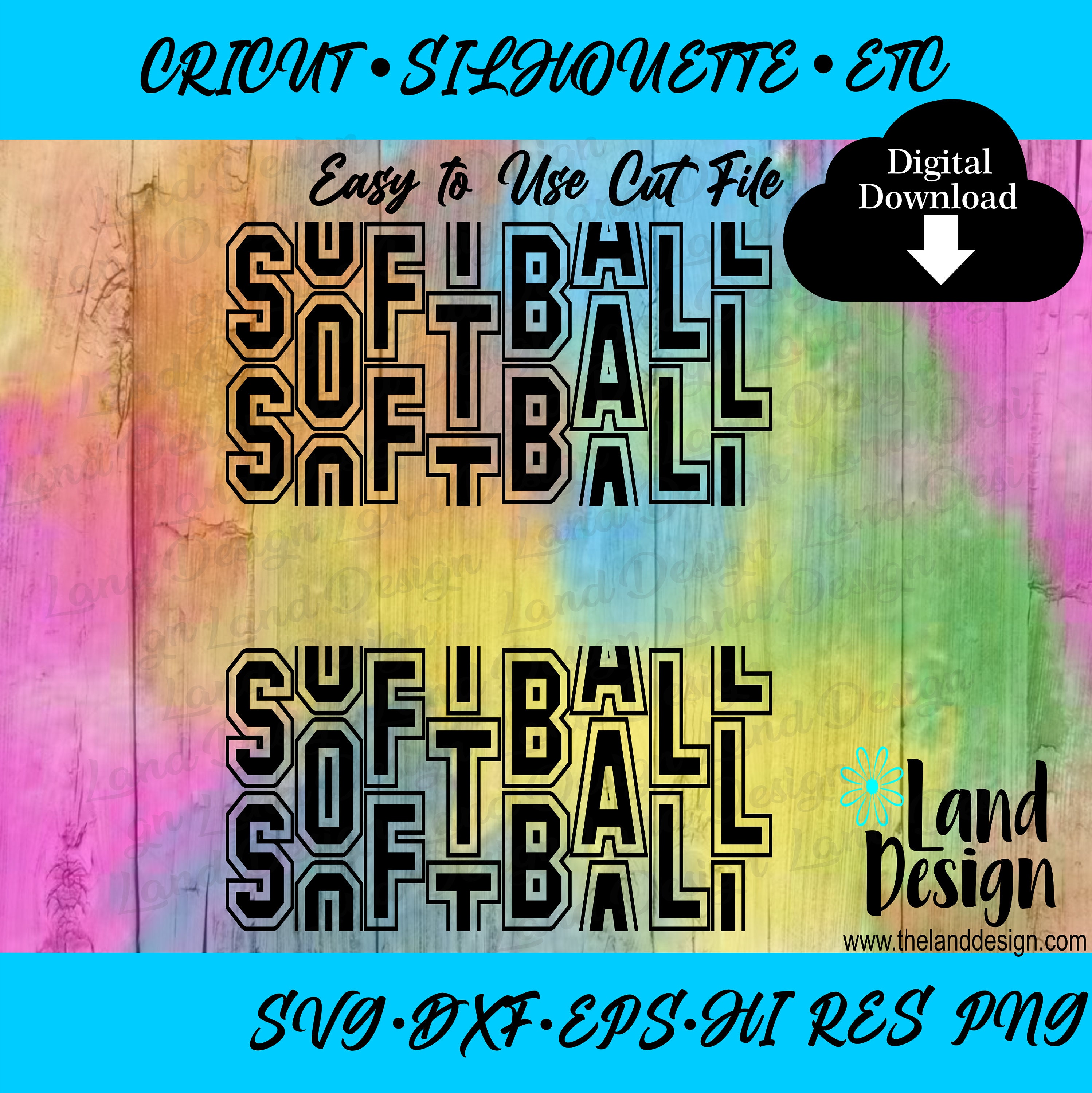 Softball Mom, Softball Design, Team Spirit, Easy to Use, Digital ...