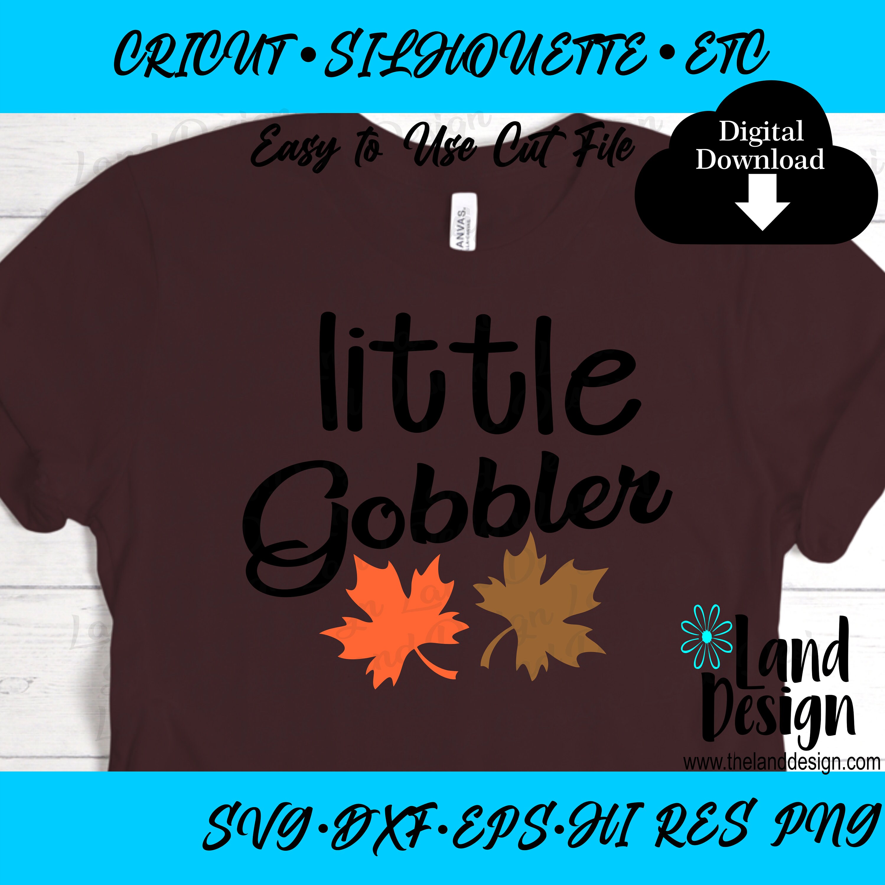 Mommy and Me Svg Thankful for My Little Gobbler Mom Life - Etsy