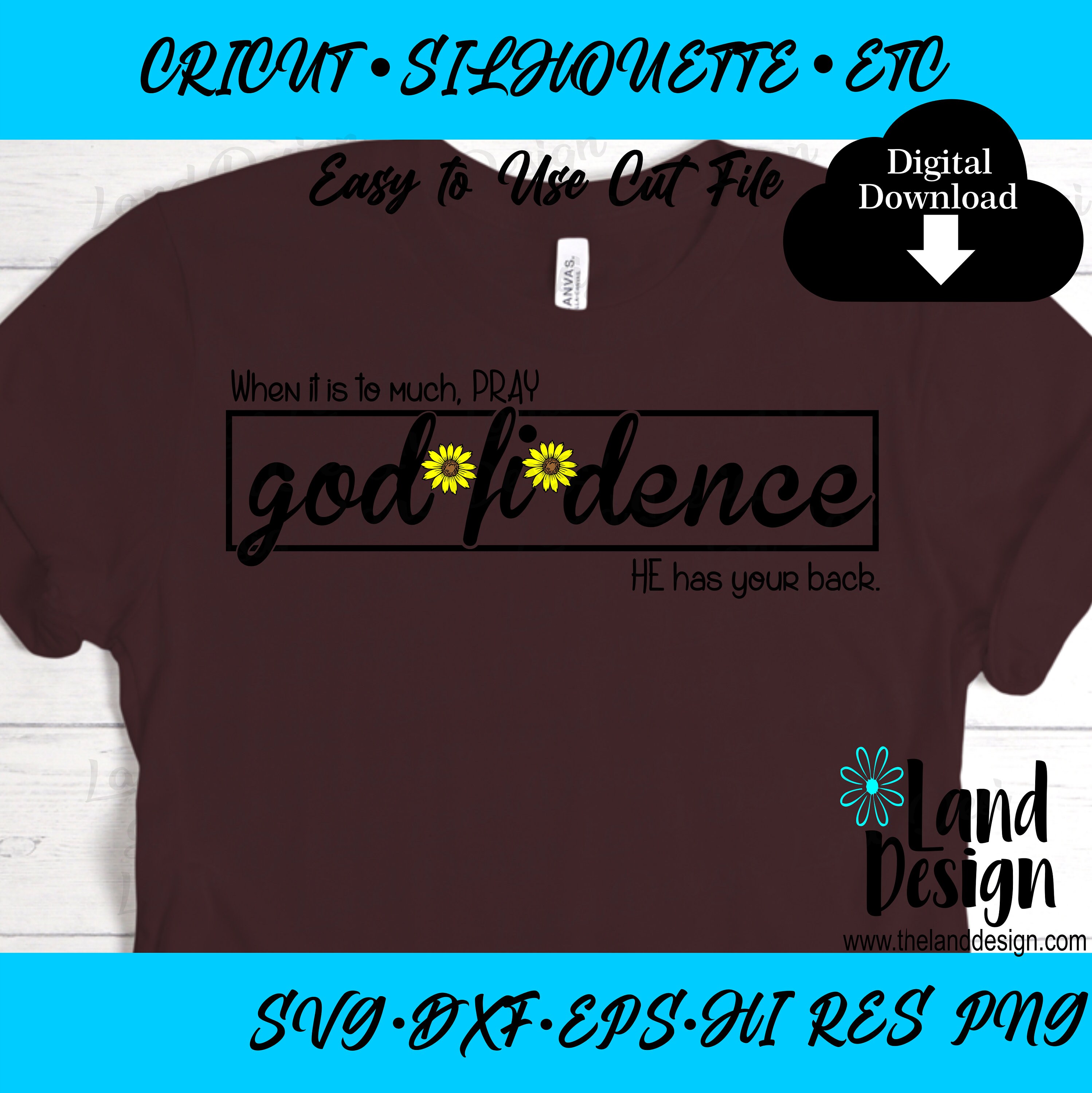 Godfidence Svg, God Fidence, Prayer, Religious, Pray on It, Vector ...