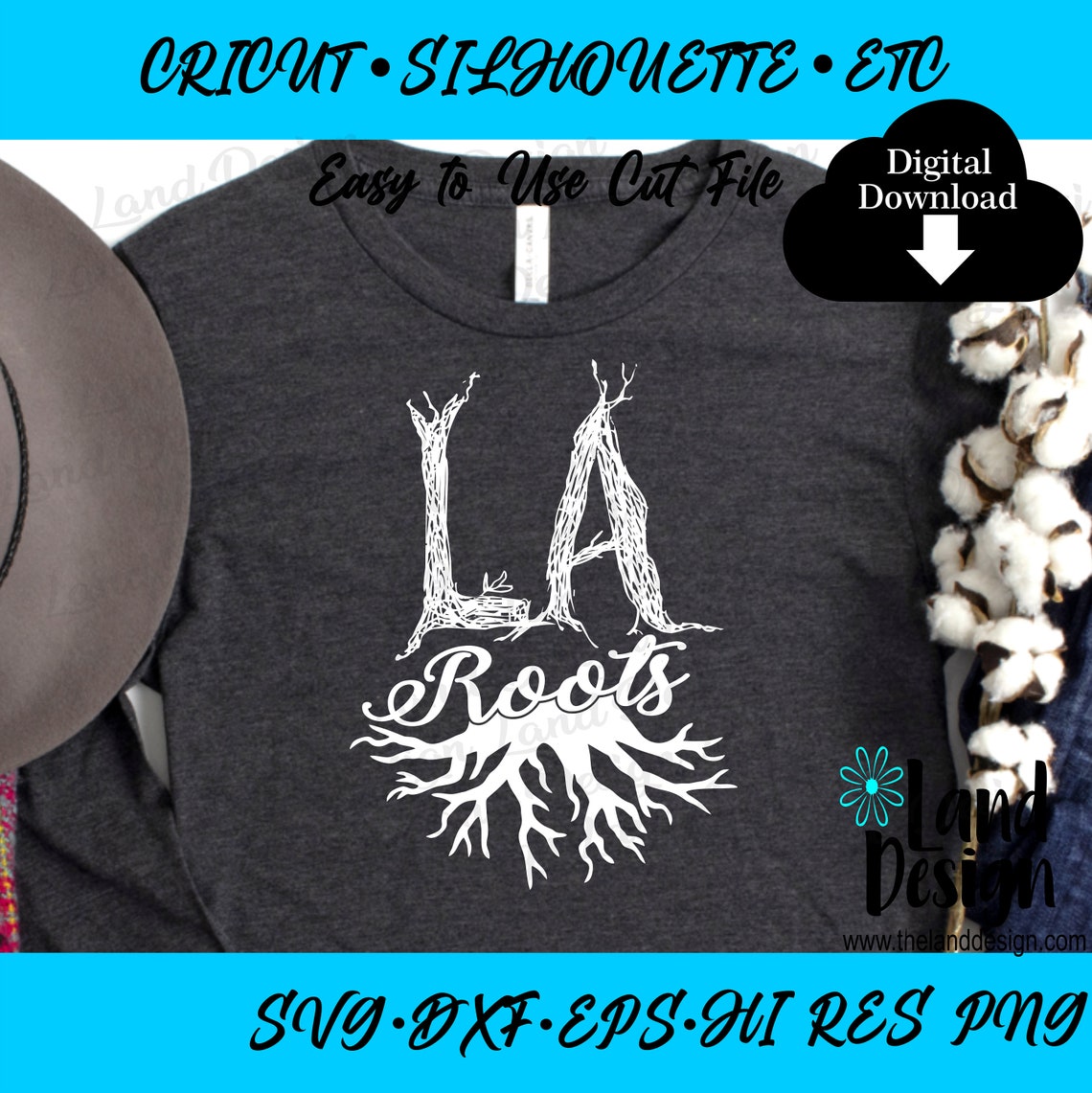 Louisiana Svg, Roots, State, Roots Run Deep, Vector, Cricut, Silhouette ...