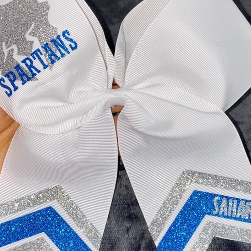 You Choose Colors & Custom Imprint / Design Cheer Bow / - Etsy