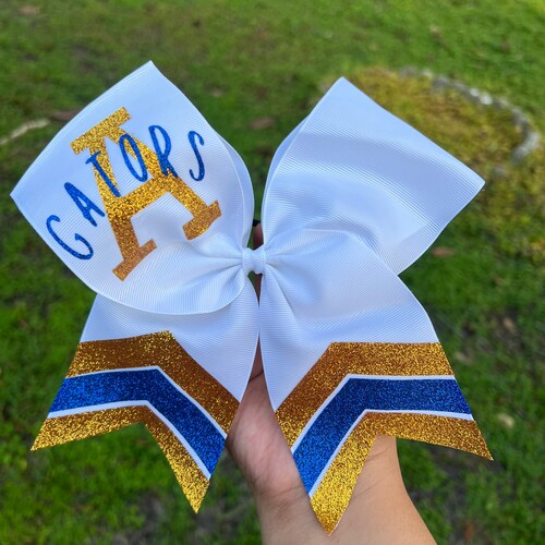 Blue Cheer Bow Maroon Cheer Bow Custom Cheer Bow Dance - Etsy