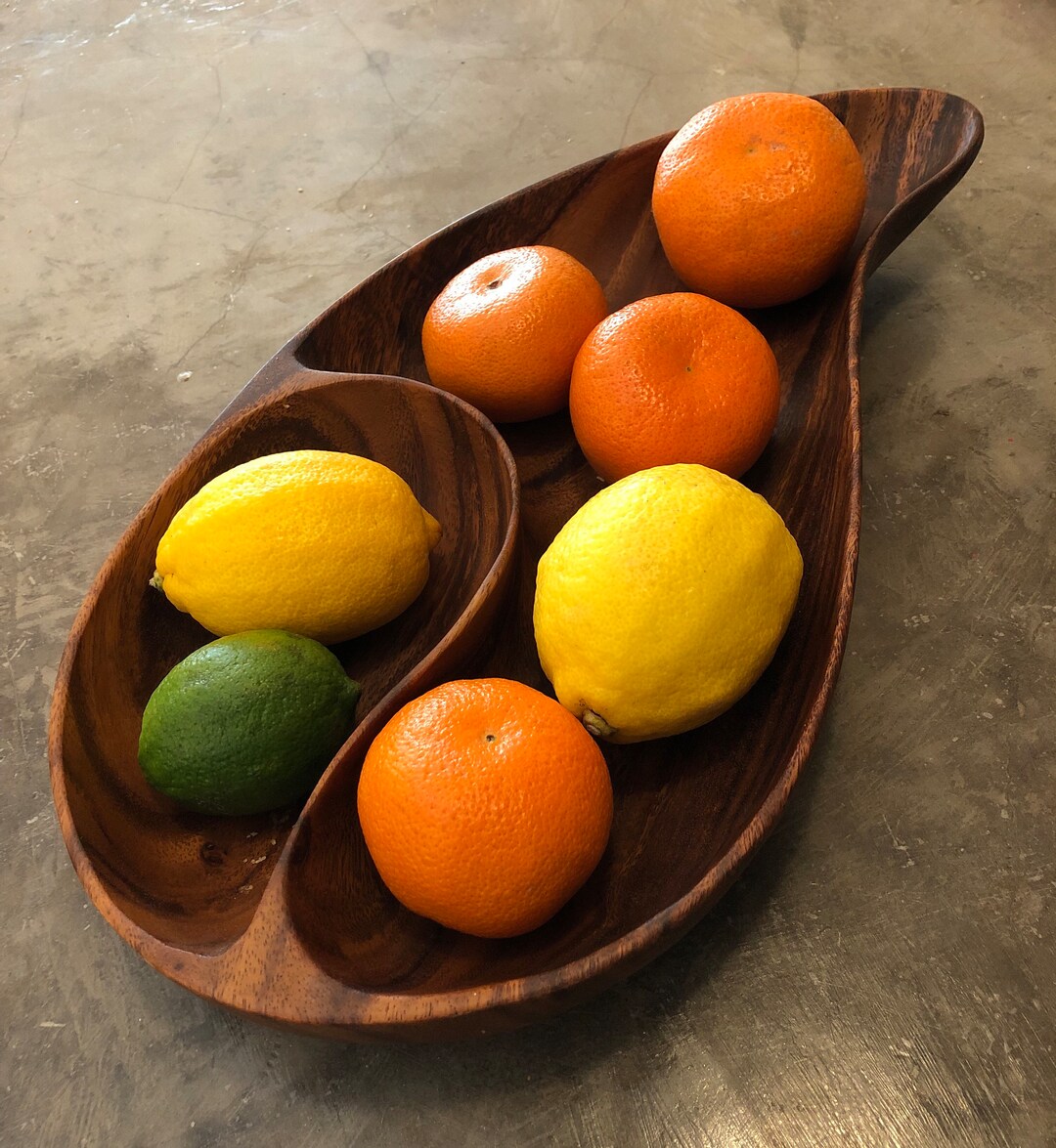 Vintage Monkey Pod Serving Tray/platter - Etsy