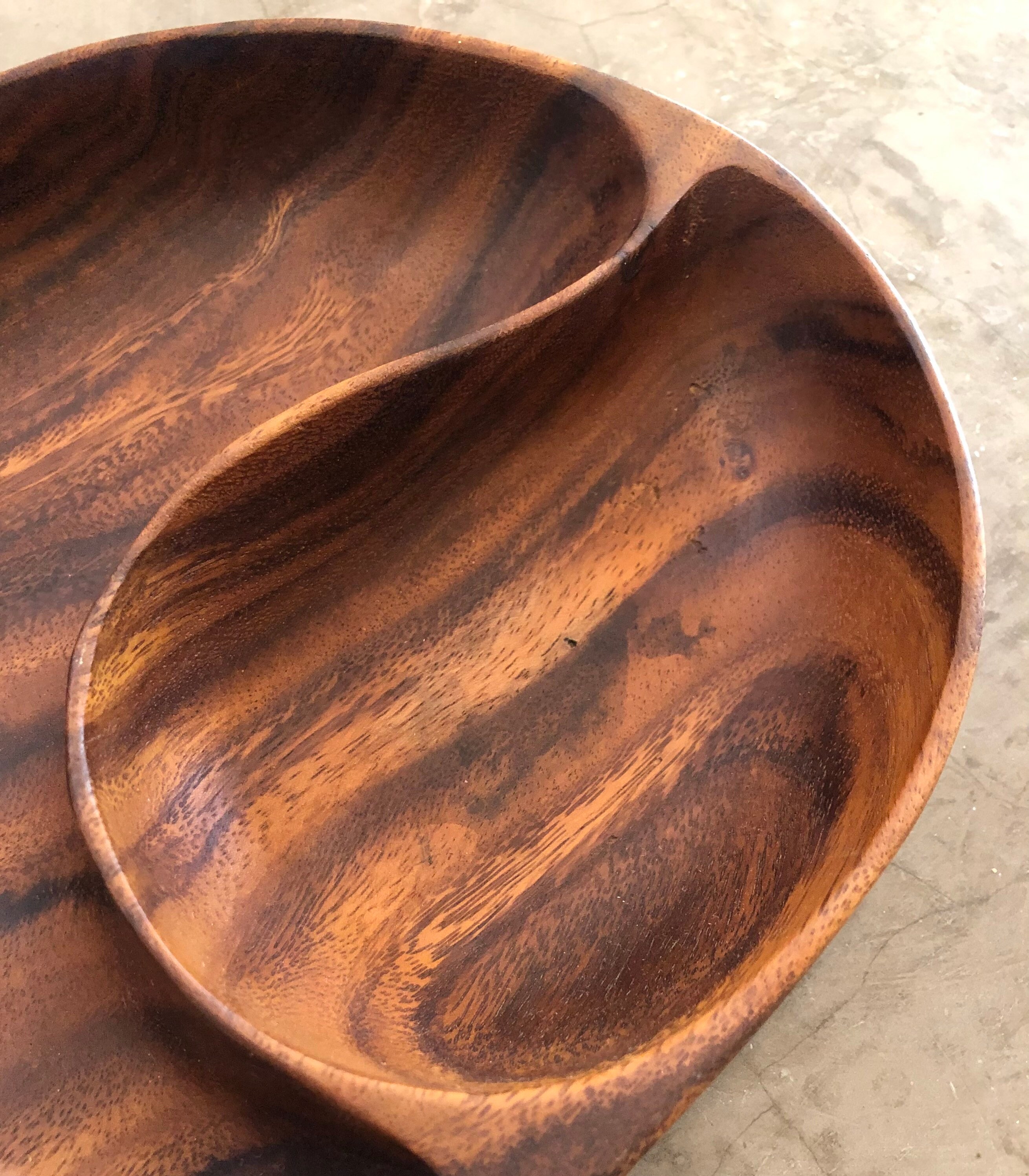 Vintage Monkey Pod Serving Tray/platter - Etsy