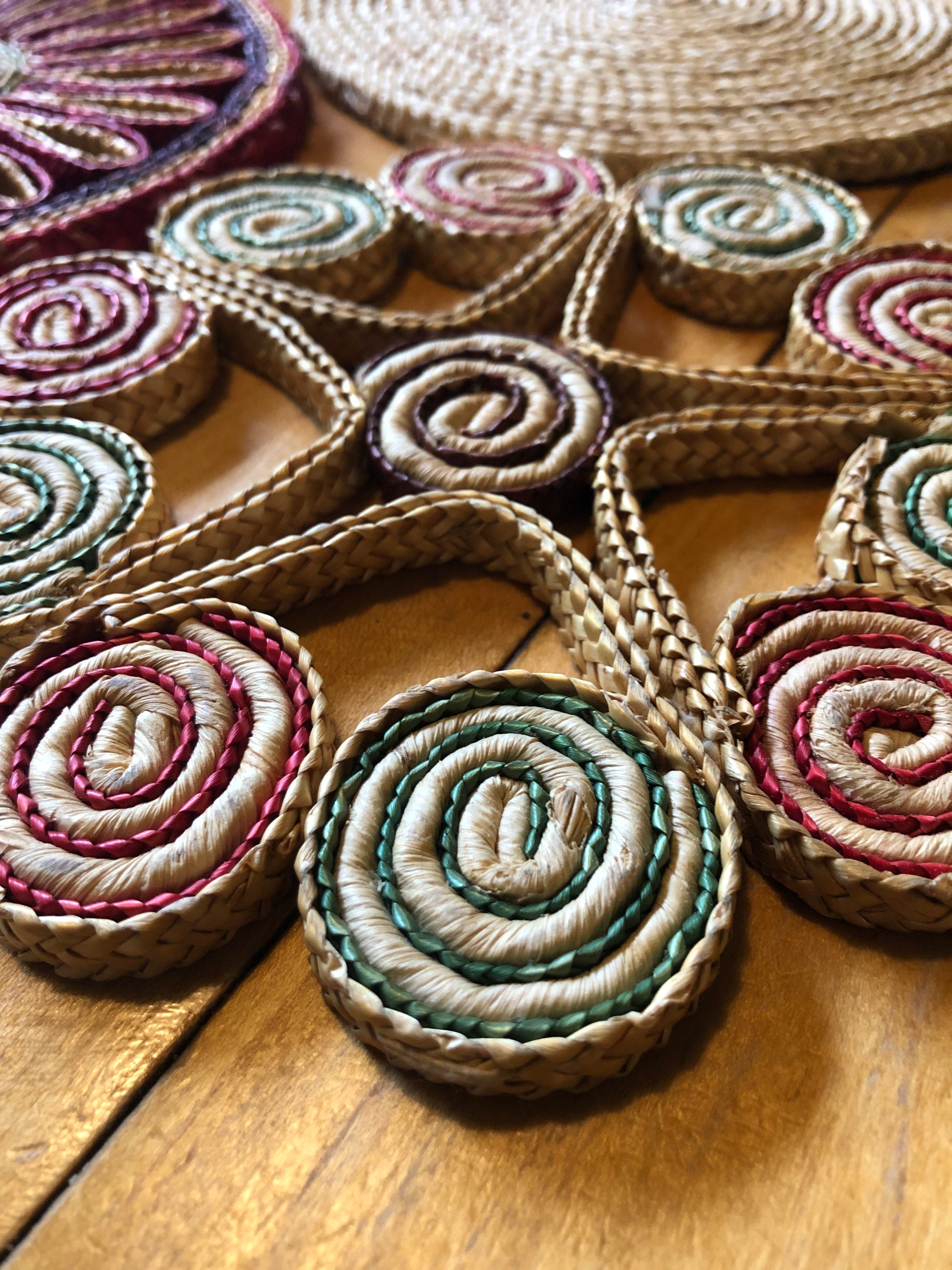 Vintage Wicker Trivets - Etsy