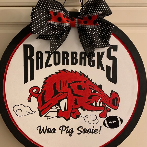 Razorback Sign - Etsy