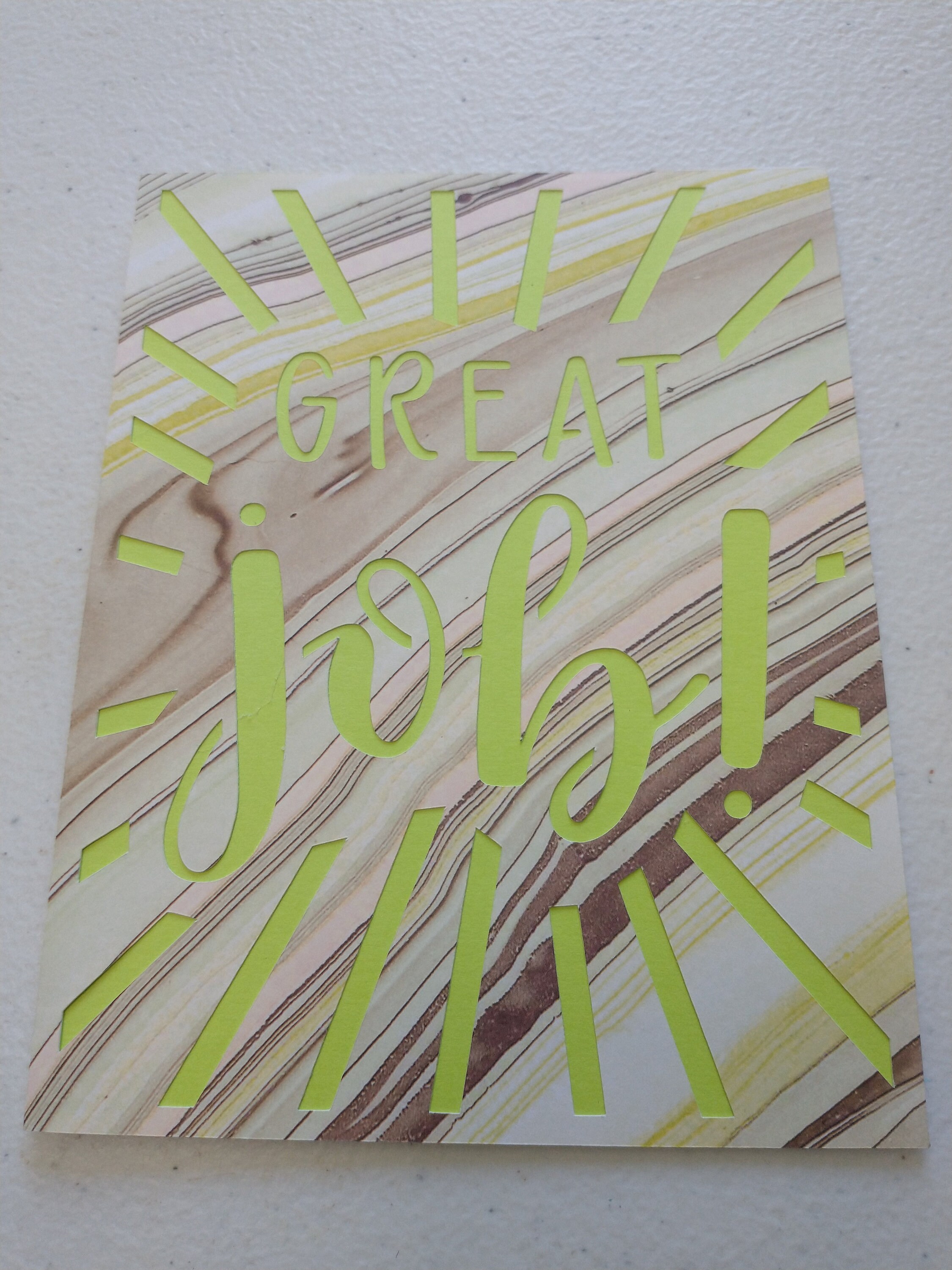 Great Job Greeting Card | Etsy