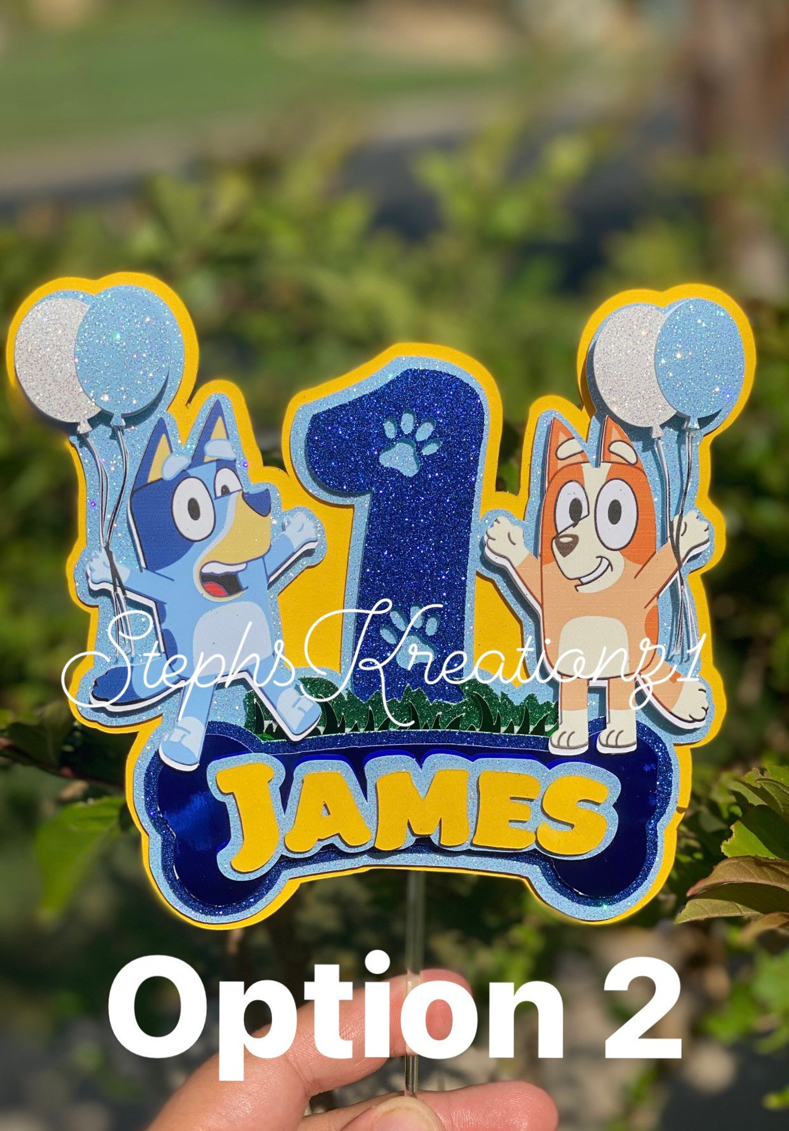 Bluey 3D Cake Topper - Etsy