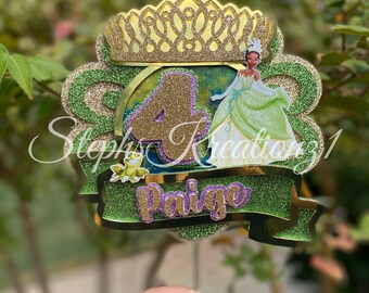 Princess Tiana Cake Topper Princess and the Frog Cake Topper Tiana Cake ...