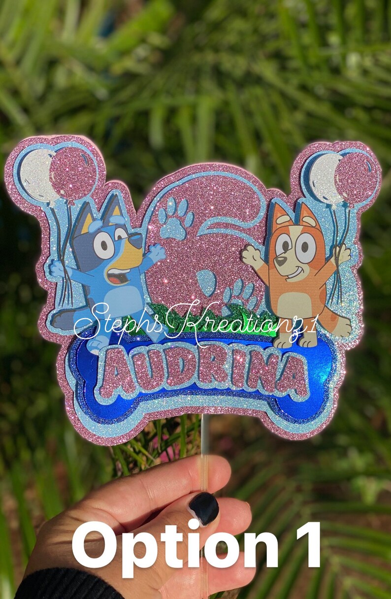 Bluey 3D Cake Topper - Etsy