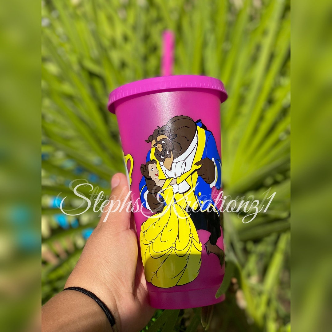 Beauty & the Beast Cold Cup - Etsy