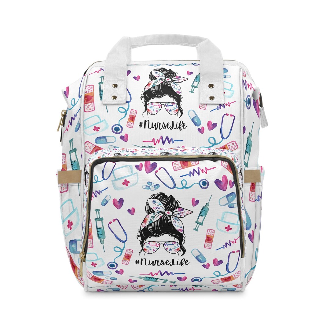 Nurse Life Multifunctional Backpack Tote Bag, Student Nurse, Travel Bag ...