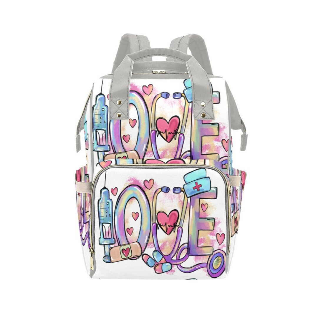 Love Large Healthcare Backpack Tote Bag - Etsy