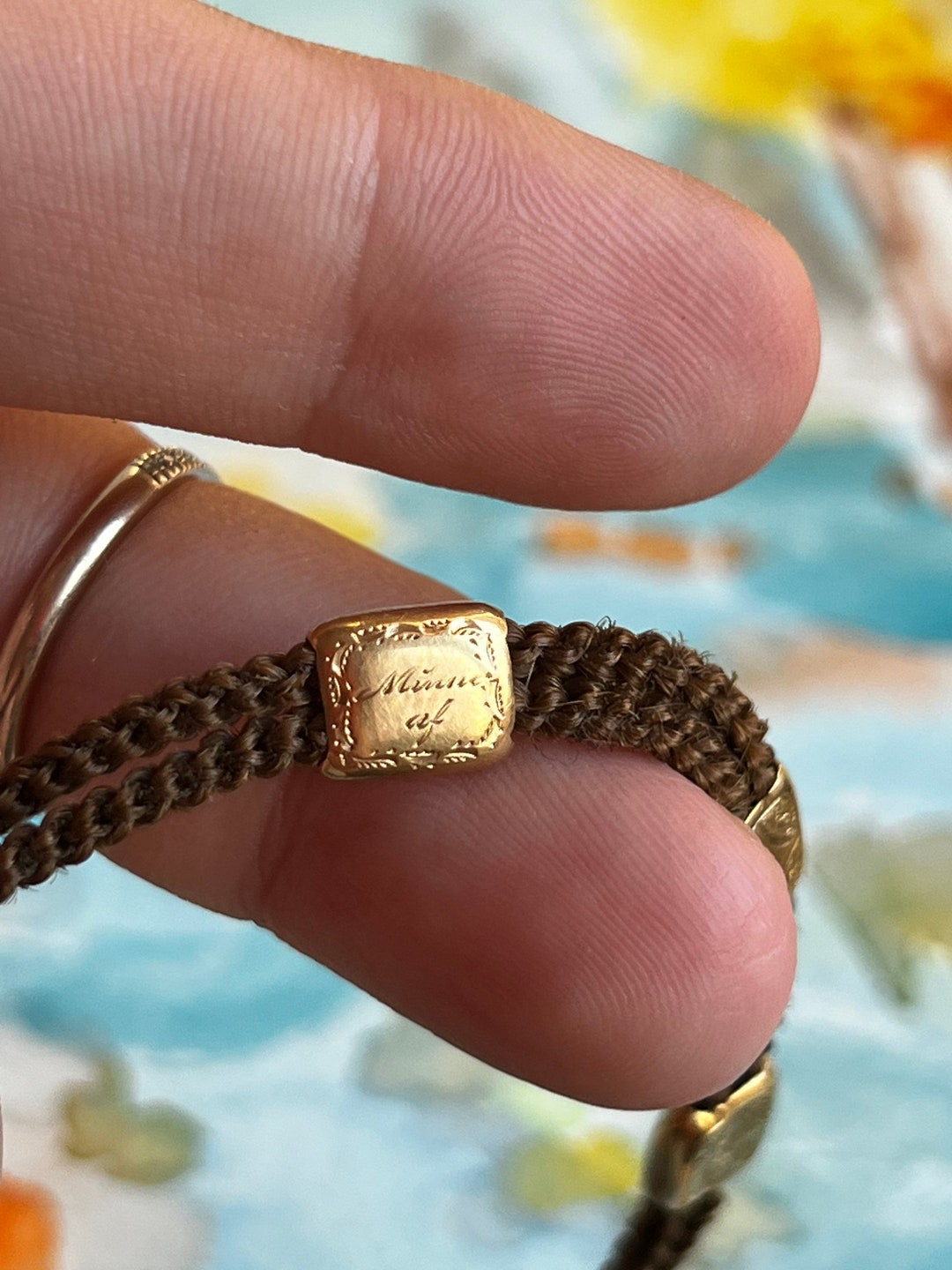 Antique Sentimental Victorian Hair Bracelet From Emma, Antique Emma ...