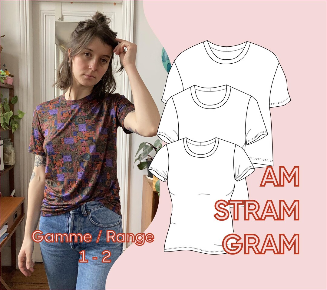 Amstramgram T-shirt - Amstramgram T-shirt - PDF Pattern - Fr Gamme 1 ...