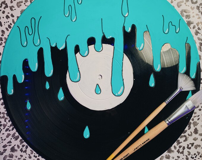 Painted Vinyl Record-drips - Etsy