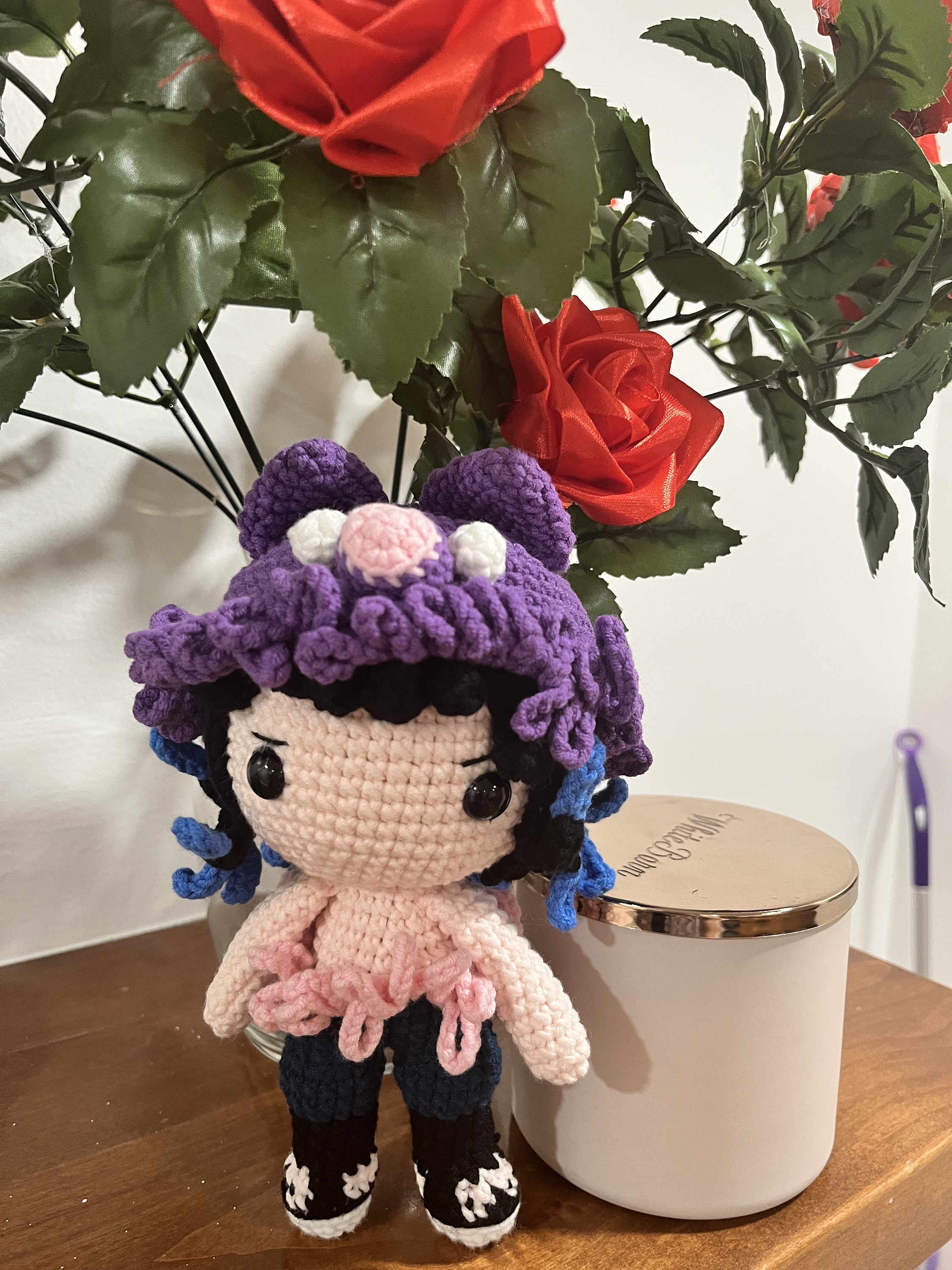 Anime Demon, Amine Crochet Dolls, Japan Anime, Finished Handmade ...