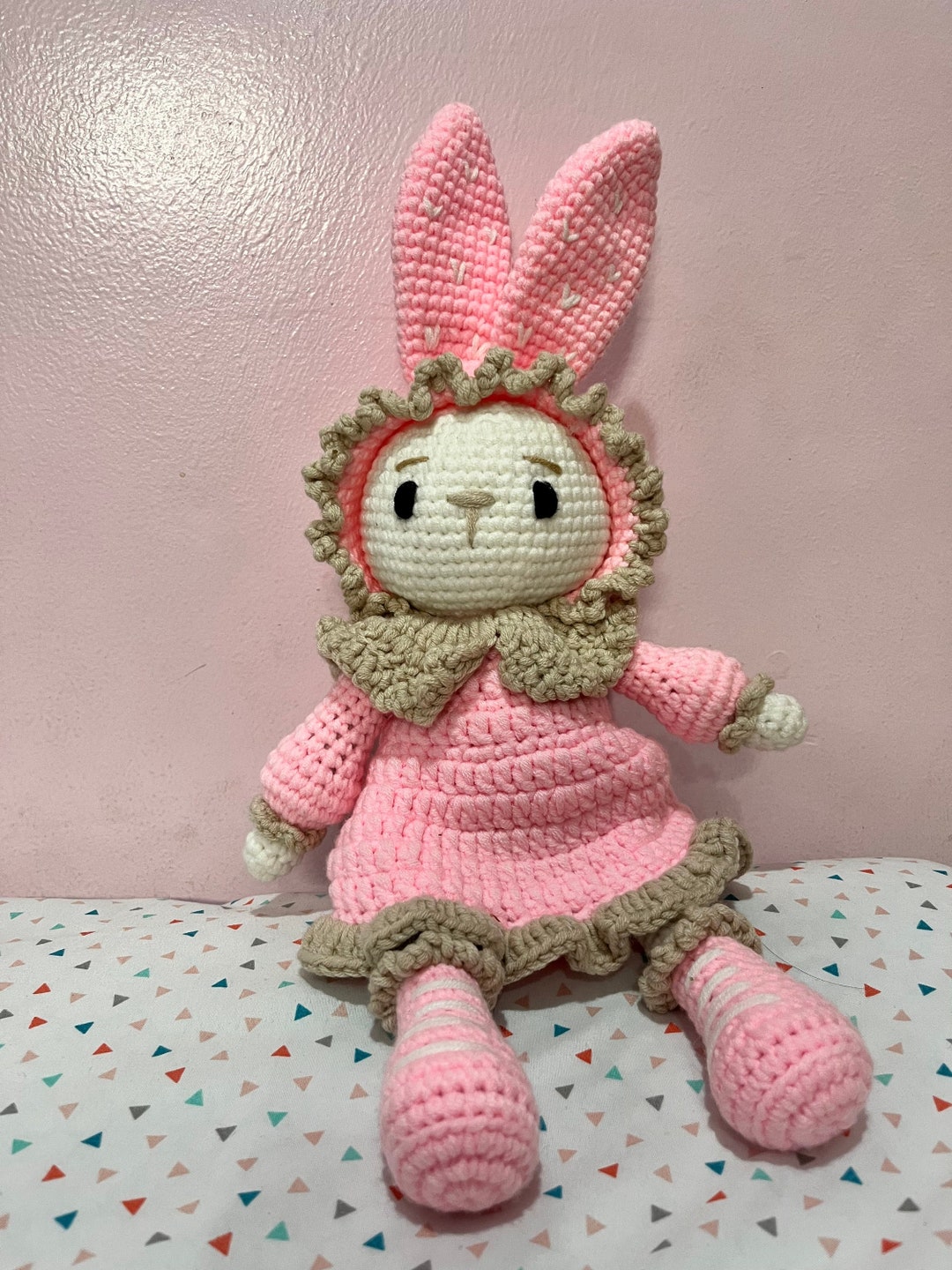 Pink Bunny, Pink Doll, Toy for Girl, Christmas Gift, Super Soft ...